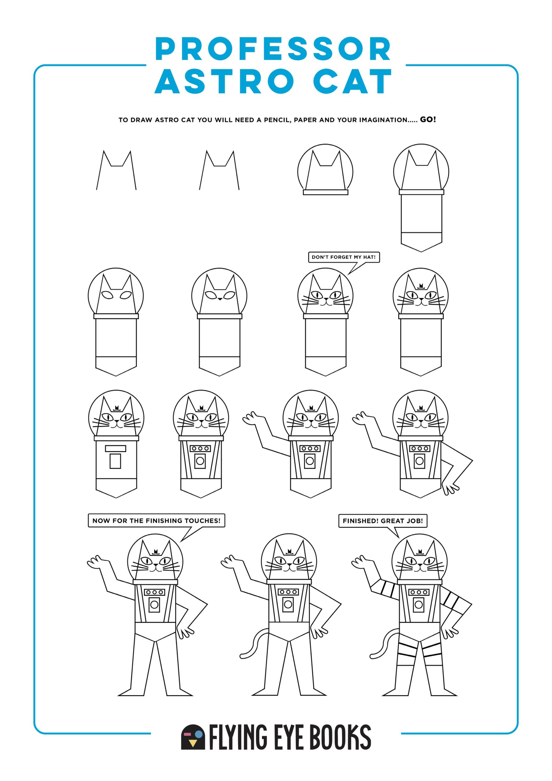 Professor Astro Cat’s Colouring Sheets – Nobrow Press