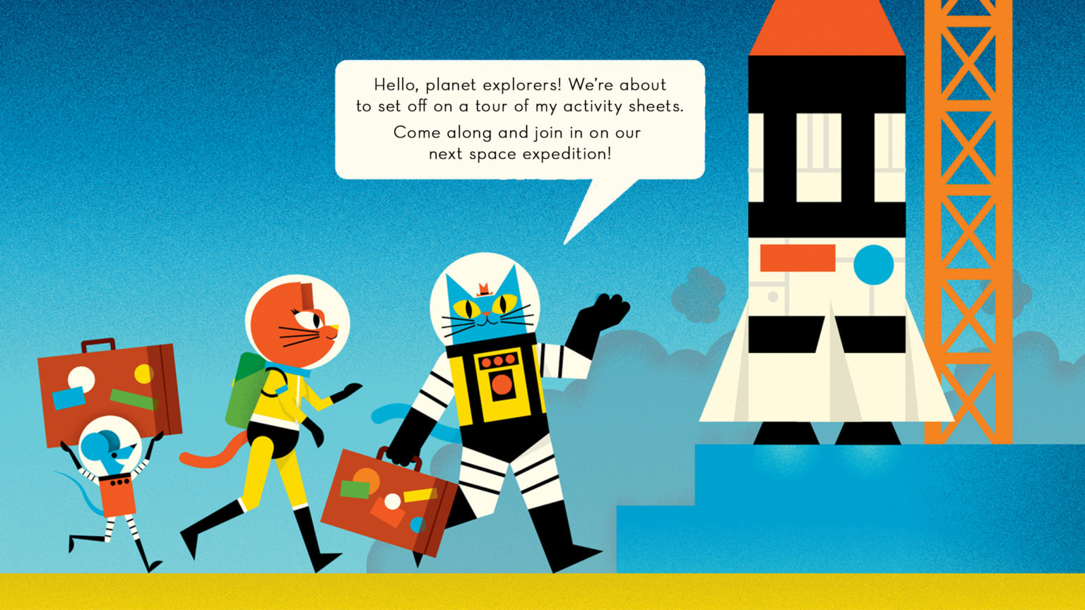 Professor Astro Cat’s Colouring Sheets – Nobrow Press